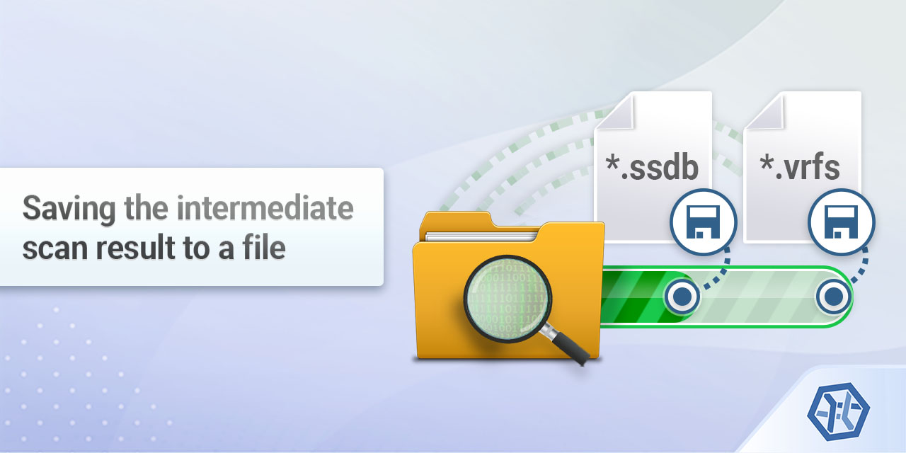 How to create and use a scan result file