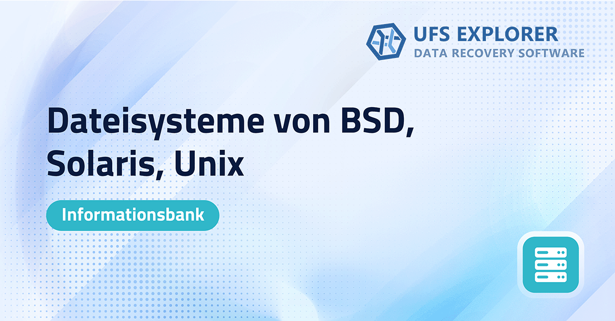 Ein Leitfaden für Dateisysteme von BSD, Solaris, Unix