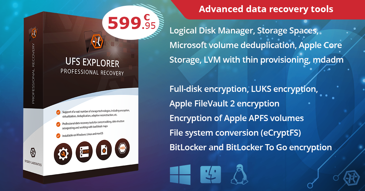 Software avanzado para la recuperación de datos profesional