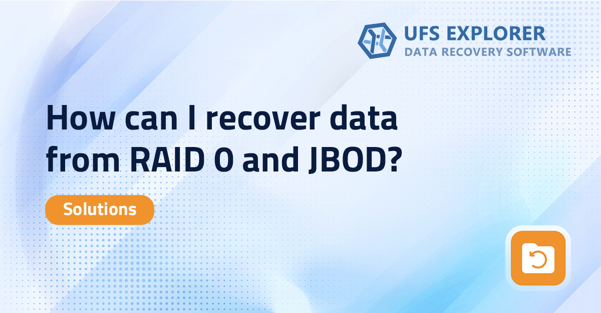 Data recovery from RAID systems without redundancy