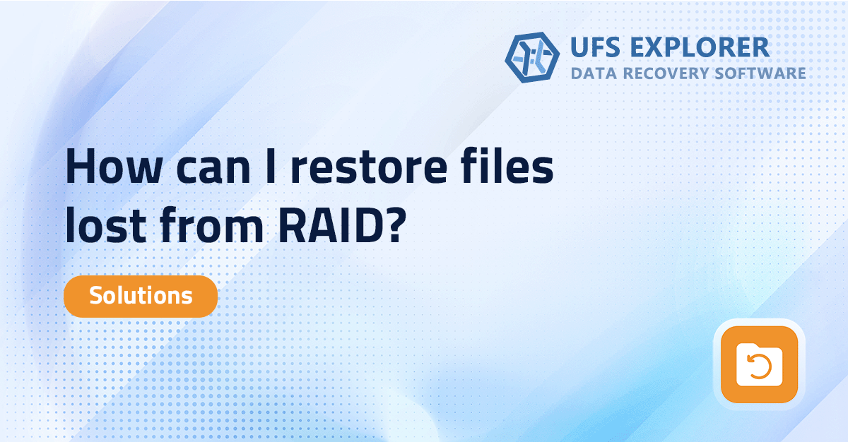 Data recovery from RAID of any complexity